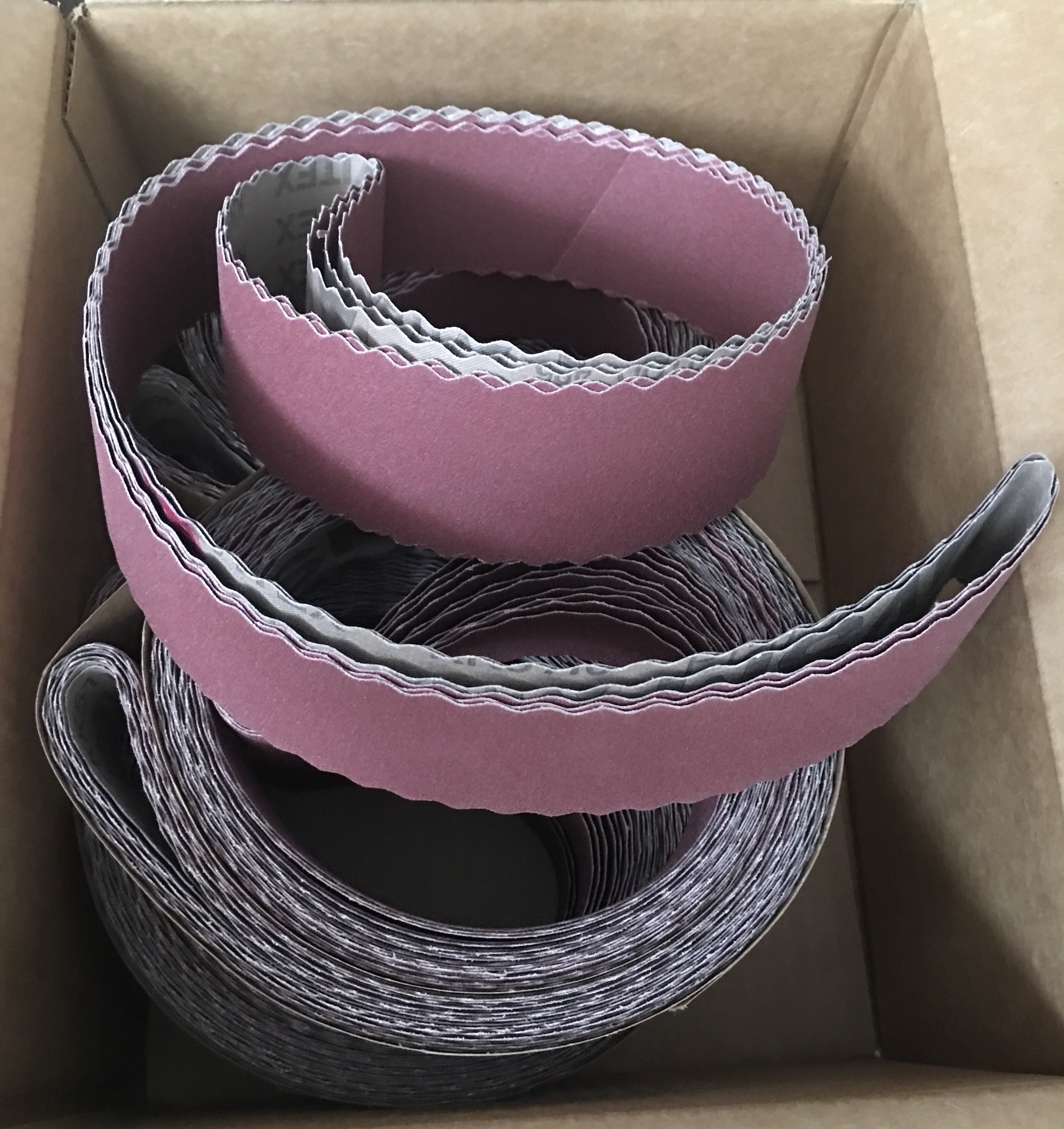 Buy VSM Scalloped 2 x 72" Belts for Handle Shaping - Maritime Knife Supply